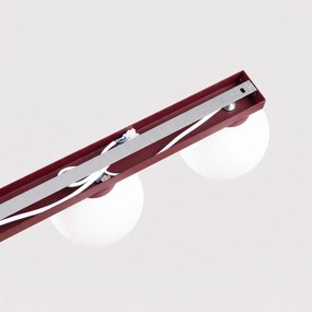 Sollux Lighting Stropní svítidlo YOLI 4 bordó