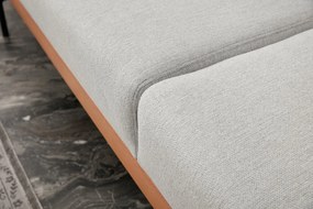 Atelier del Sofa 3-místná pohovka Liva - Grey, Šedá