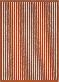 Koňakově hnědý/krémový bavlněný ručník 50x70 cm Dixie – Jotex