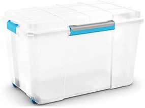 Plastový úložný box KETER Scuba Box XL s víkem 110l, bílý