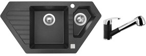 Set Sinks BRAVO 850.1 Granblack + baterie Sinks LEGENDA S Granblack