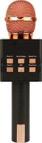 Bezdrátový Bluetooth karaoke mikrofon MC871 3v1 - měděný