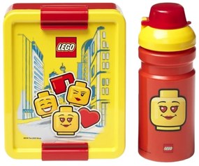 OnaDnes -20% Lego® Žluto červený svačinový set LEGO® ICONIC Girl