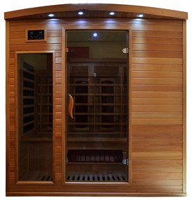 M-Spa - Infrasauna karbon-keramika pro 4 osoby 175 x 135 x 190 cm