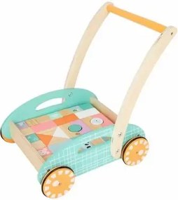 Small Foot Vozík s kostkami / od 12 měsíců