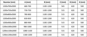 Mexen Velar, sprchový kout s posuvnými dveřmi 120(dveře) x 85(stěna) cm, 8mm čiré sklo, chromový profil, 871-120-085-01-01