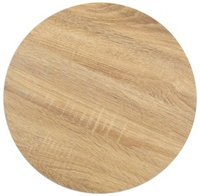 vidaXL Bistro stolek světle hnědý 40 cm MDF