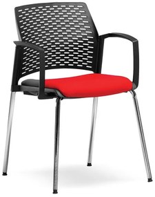 RIM - Jednací židle REWIND RW 2102 s čalouněným sedákem