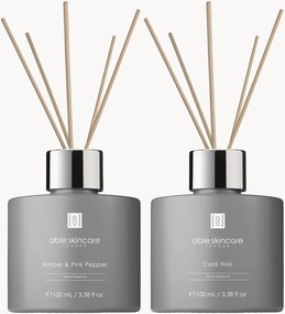 Sada vonných difuzérů Café Noir & Amber Pink Pepper, 2 díly