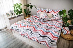 Povlečení bavlněný satén Marína 200x140cm+90x70cm TiaHome