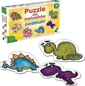 ALEXANDER Baby puzzle Dinosauři 6v1 / Puzzle / 6x 2-7 dílků