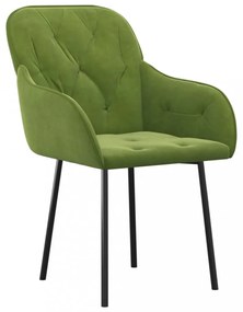Jídelní židle 2 ks Dekorhome Tmavě zelená