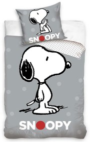 Dětské povlečení Snoopy Grey