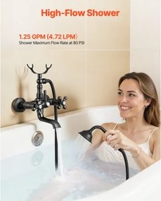 Vanová baterie s nožičkami VEVOR, 140 × 220 × 300 mm – BGSZZYGLTLTHLAC1L002V0