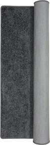 Vopi, Běhoun na míru Color Shaggy šedý, šíře 200 cm, šedá, ložnice