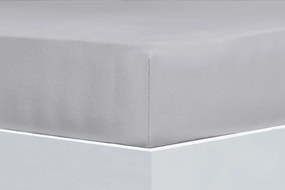 Florella Prostěradlo Organic Cotton Jersey Platin, 140-160x200 cm