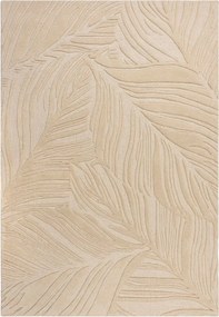 Kusový koberec Solace Lino Leaf Natural, 120x170, béžová, obývacia izba, Flair Rugs