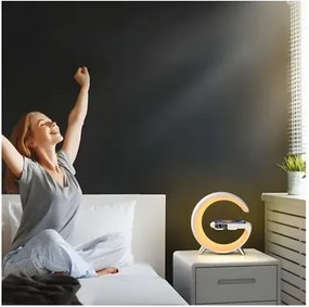 Beline MajesticLine LED lampa s budíkem bílá / Noční lampa / Bluetooth