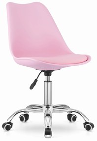 Růžová kancelářská židle PANSY