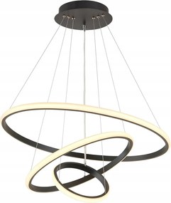 Závěsná lampa ring 20/40/60 cm Led lustr 100 W Dálkový Ovladač