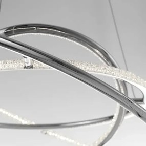 LED lustr Livorno 60 Chrome