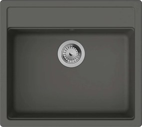 Hansgrohe S52 - Granitový dřez S520-F510, kamenná šedá 43359290