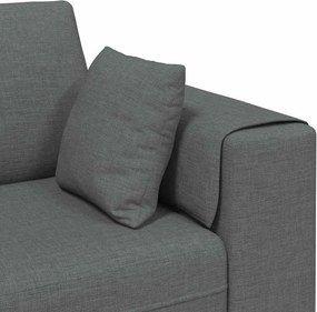 Pohovka Tmavě šedá 250 x 77 x 76 cm textil 3335144