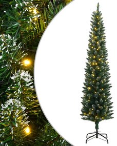 Umělý úzký vánoční stromek s 300 LED 180 cm 3315760