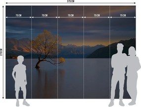 Fototapeta na míru Strom Vjezeře Wanaka | Vliesová fototapeta na zed' | DFTNXXL3015