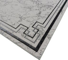 BE Koberec Allianz 6309 GREY - šedý obdélníkový Rozměr: 60x100 cm