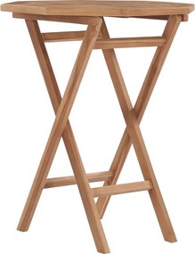 vidaXL Skládací zahradní stolek 60 x 60 x 75 cm masivní teakové dřevo [48995]