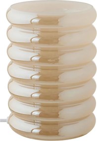 Krémová skleněná stolní lampa (výška 16 cm) Apelqvist – Jotex