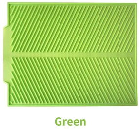Univerzální skládací kuchyňská podložka nebo odkapávač Barva: G - zelená, Rozměr: 43x33 cm