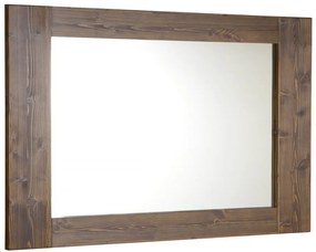 Sapho BRAND zrcadlo v dřevěném rámu 1000x800mm, mořený smrk BA056S