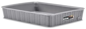 STEFANPLAST Elegance 30960 Úložný koš L, šedý
