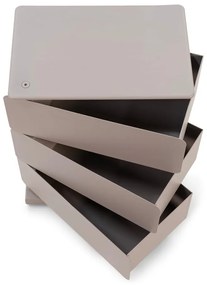 Šedo-béžová kovová komoda 37x54,5 cm Joey – Spinder Design