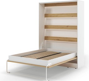 Devesto Sklápěcí postel Vertikální 140 Dub Artisan LED