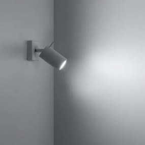Nástěnné bodové svítidlo SOLLUX Ring GU10 1x40W bez zdroje SL.0087 bílá