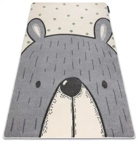 Dětský kusový koberec PETIT Medvěd krémový Rozměr: 140x190 cm