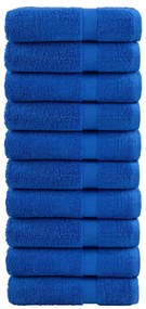 Prémiové ručníky do sprchy SOLUND 10 ks modré 70x140 cm 600 g/m² 137190