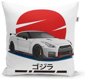 Sablio Polštář Nissan GTR 35 Japonské slunce - 60x60 cm