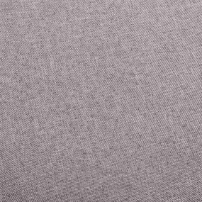 Barová židle světle šedá textil 249575