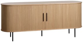 OnaDnes -20% Dubová komoda Unique Furniture Nola 180 x 45 cm