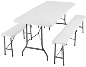 Plastový pivní set skládací - 240 cm