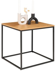 Odkládací stolek Energy, černá/hnědá