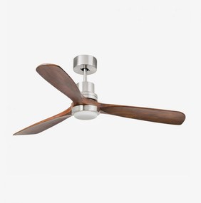 FARO 33518DC LANTAU L LED, nikl, stropní ventilátor s DC motorem - FARO