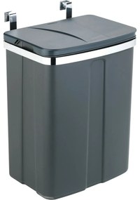 Wenko Závěsný odpadkový koš 12 l, šedá