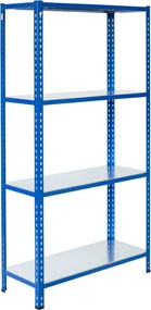 Bezšroubový kovový regál 200x80 cm (VxŠ) L profil