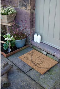 Rohožka z kokosového vlákna 40x60 cm Pencil Robin – Artsy Doormats