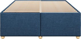 Rám postele bez matrace modrý 140 x 200 cm textil 3284742